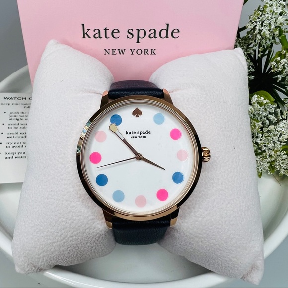 kate spade | Jewelry | Kate Spade Dot Quartz Movement Watch Nib Retail ...